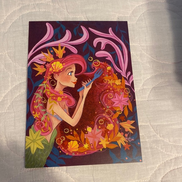 Disney | Art | Disney Dinglehopper By Neysa Bove Postcard | Poshmark